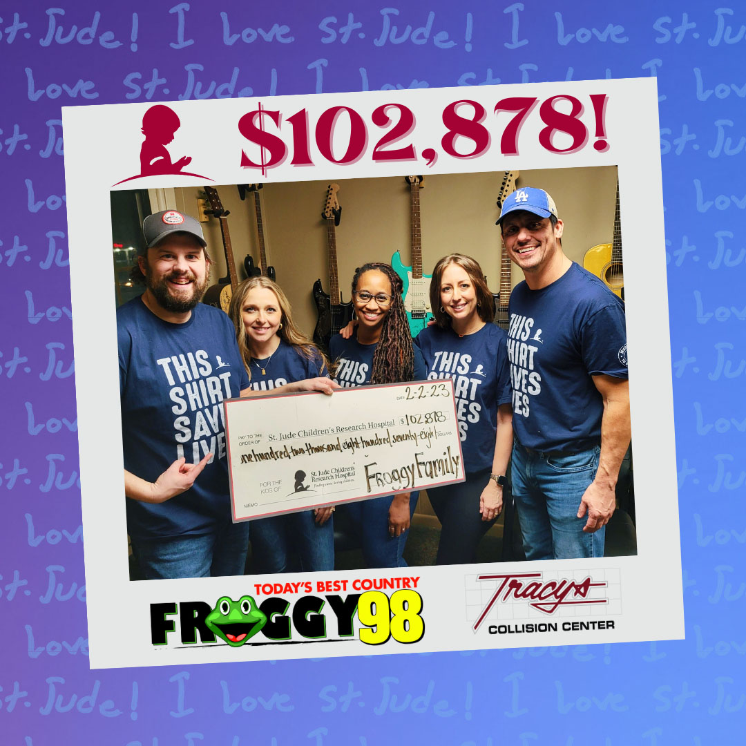 Froggy Raises More Than $102,000 for St. Jude - Broadcast House Media